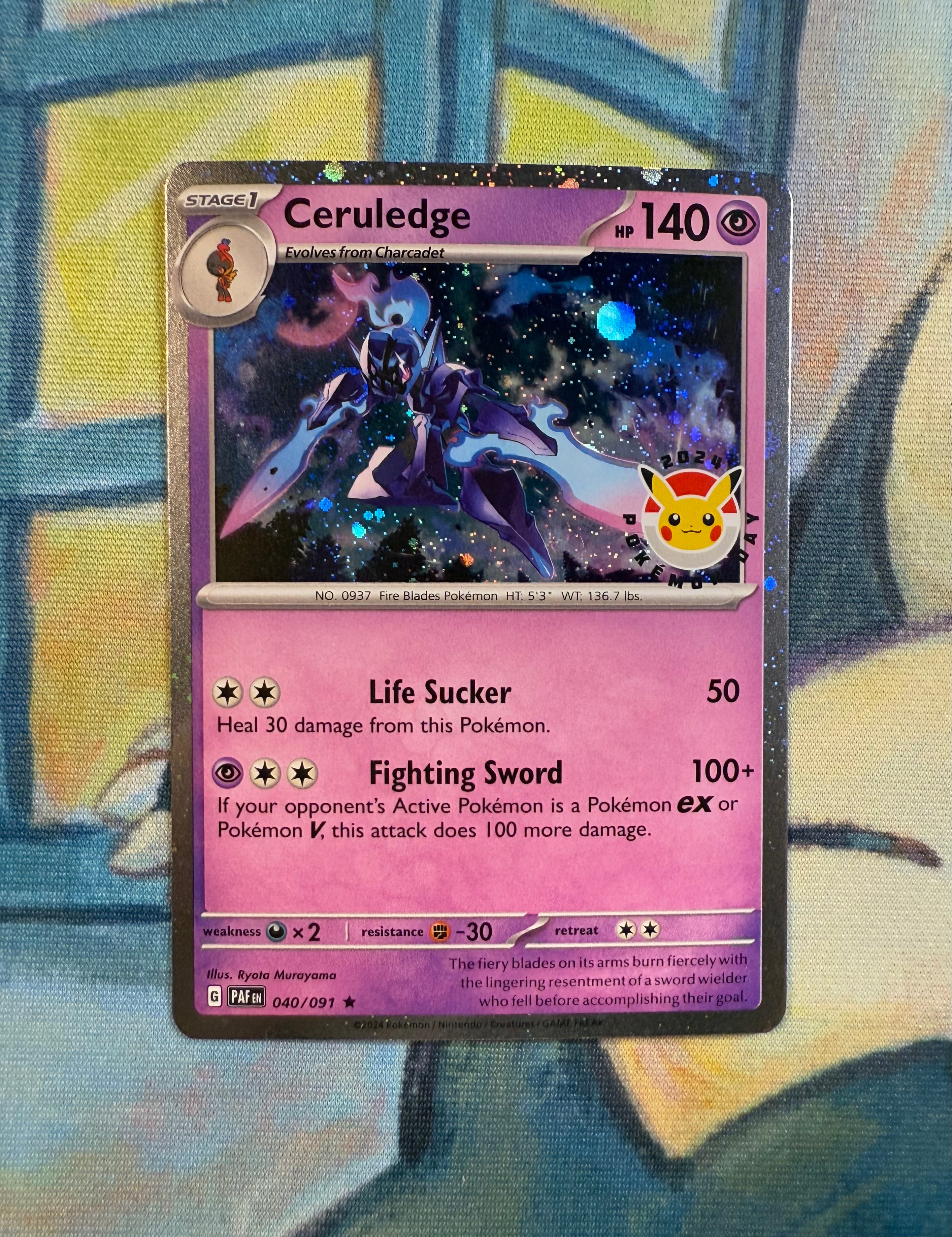 Ceruledge [Pokemon Day 2024] – Pally’s Trainer & Collector Store