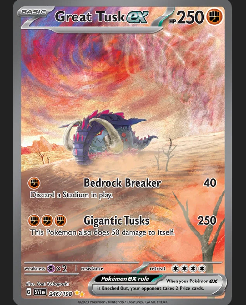 Great Tusk ex [SV1 - SIR] – Pally’s Trainer & Collector Store