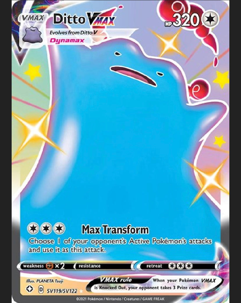 Ditto VMAX [SV119/SV122 - ENG] – Pally’s Trainer & Collector Store