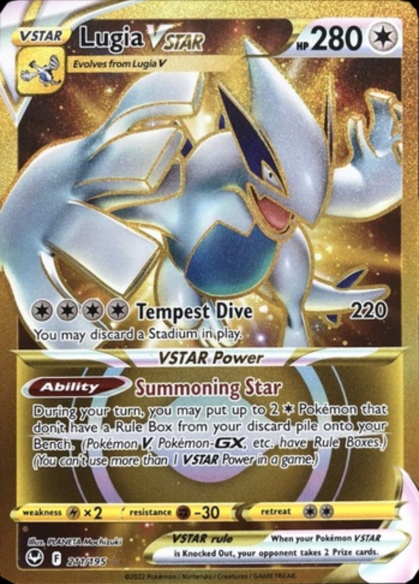 Lugia VSTAR Gold – Pally’s Trainer & Collector Store